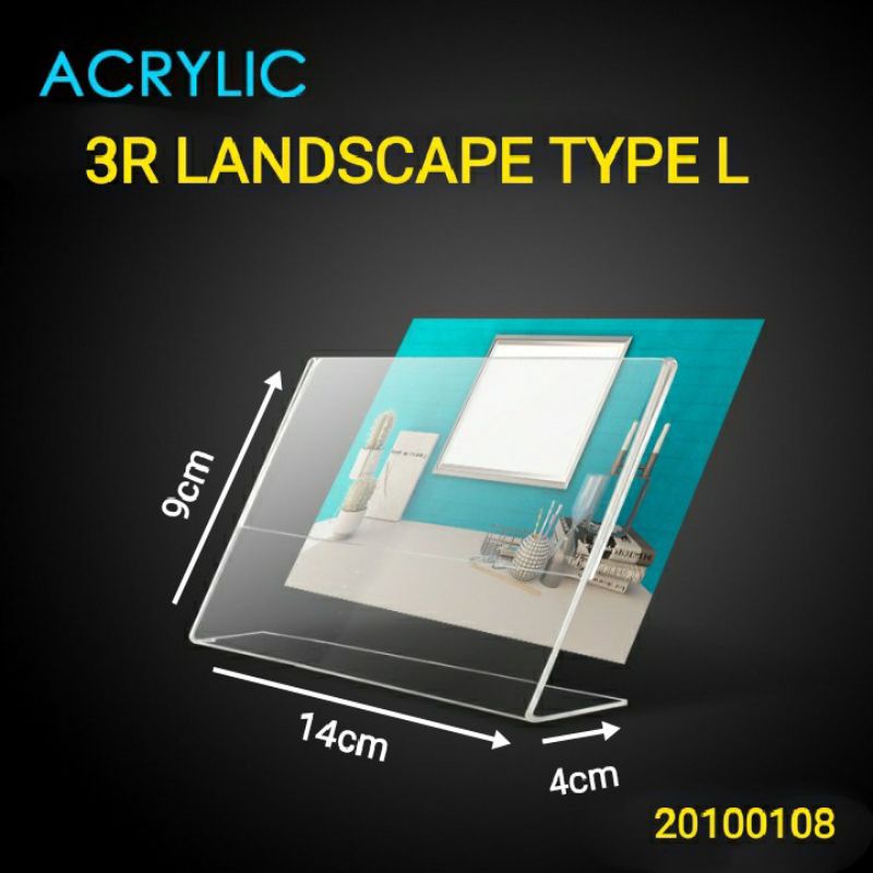 Jual AKRILIK 3R TYPE L LANDSCAPE / AKRILIK 3R / LANDSCAPE | Shopee ...