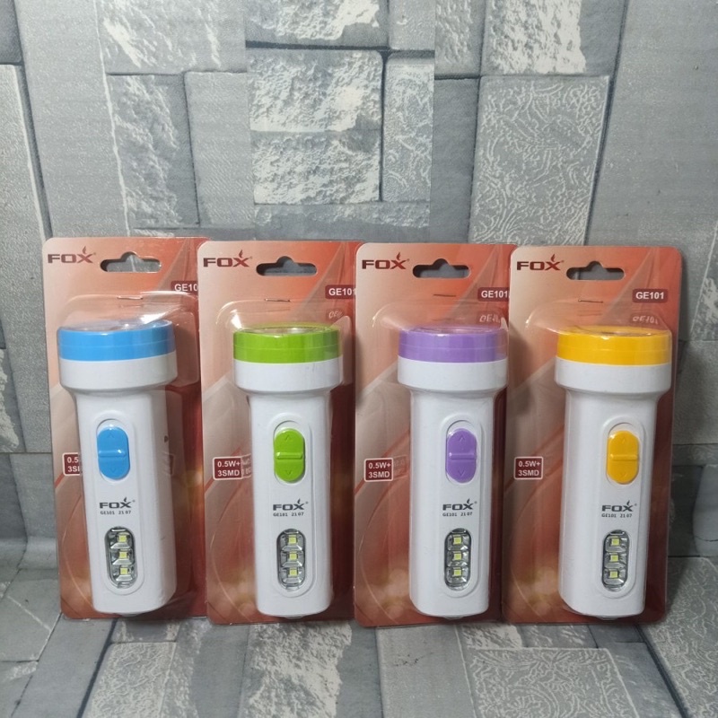 Jual Senter FOX GE 101 Charge dan Emergency | Shopee Indonesia