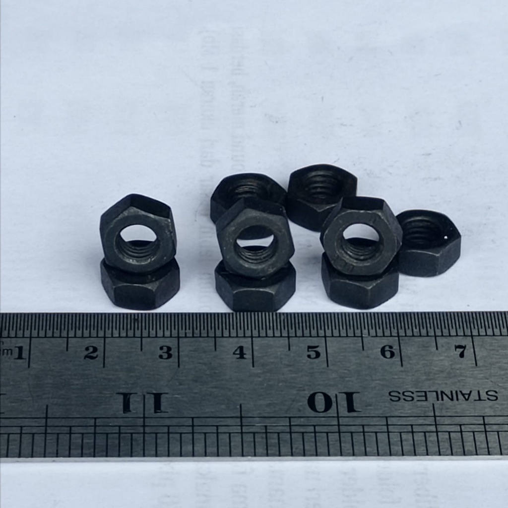Jual MUR BAJA M6 HTB GRADE 8.8 KUNCI 10 MUR HEX HEAVY NUT 6MM WARNA ...
