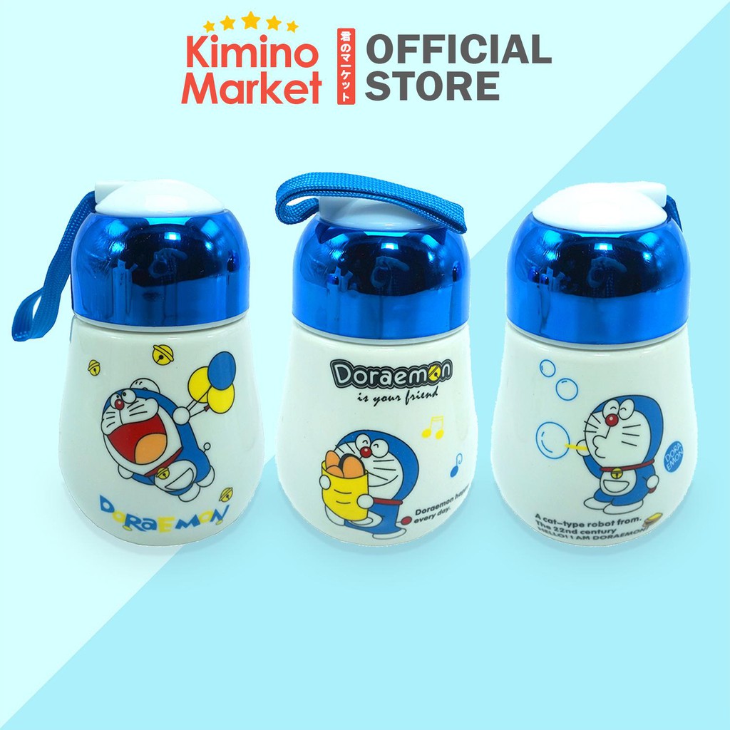 Jual Botol Minum Keramik Kaca Tumblr Doraemon Kuat Anti Tumpah Untuk ...