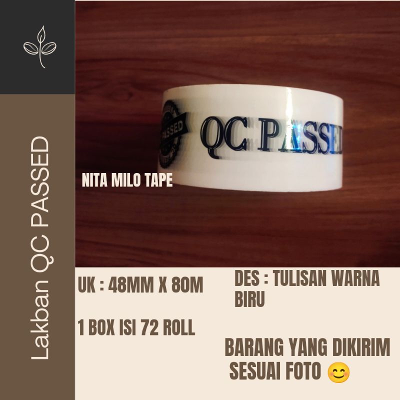 Jual Lakban Printing QC Passed | Shopee Indonesia