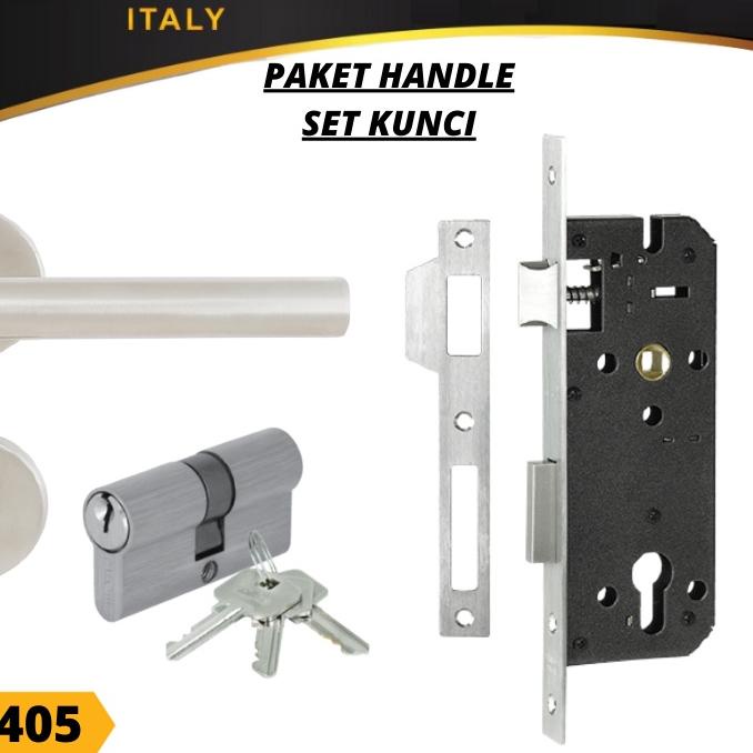 Jual HANDLE PINTU KUNCI SET PALOMA LRP 405 Handle Mortise Cylinder Lock ...