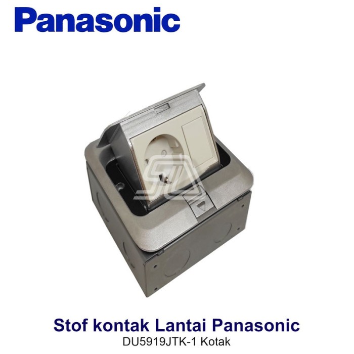 Jual Panasonic Floor Outlet Pop Up Series Schuko + Blank Chip DU5919JTK ...