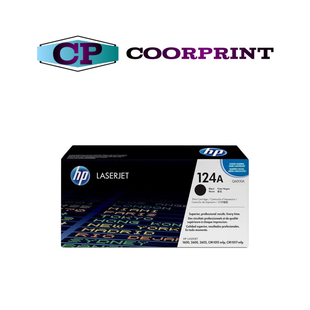 Jual HP 124A Black Original Laserjet Toner Cartridge {Q6000A) | Shopee ...