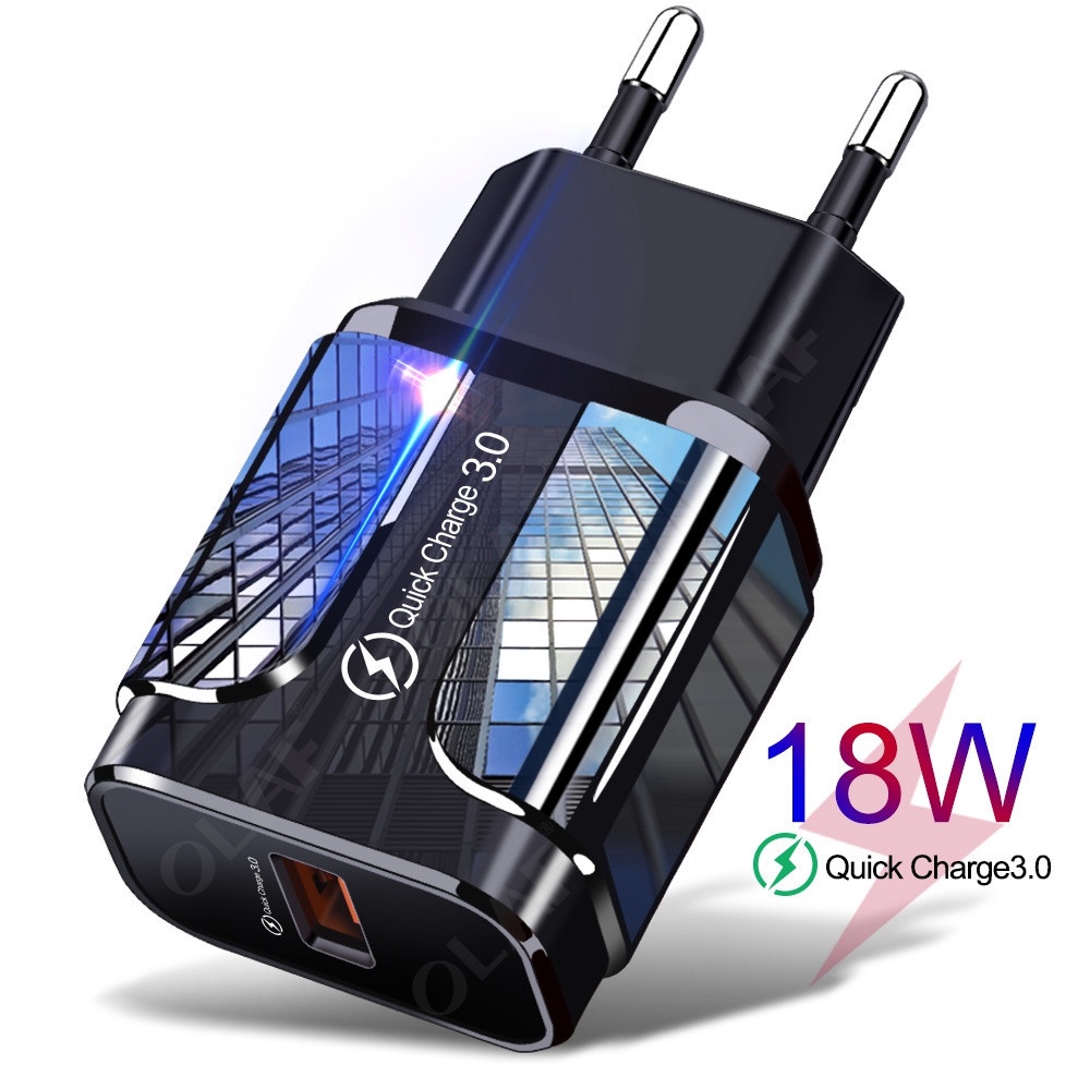 Jual Charger Quick Charge 3.0 18W Fast Charging Adapter Black - G09 ...