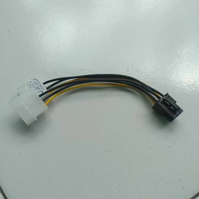 Jual Kabel Power VGA Konverter dual molex 4 pin to 6 pin | Shopee Indonesia