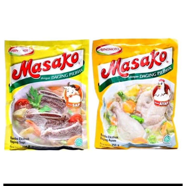 Jual masako kaldu ayam dan sapi 1 renteng isi 12pcs | Shopee Indonesia