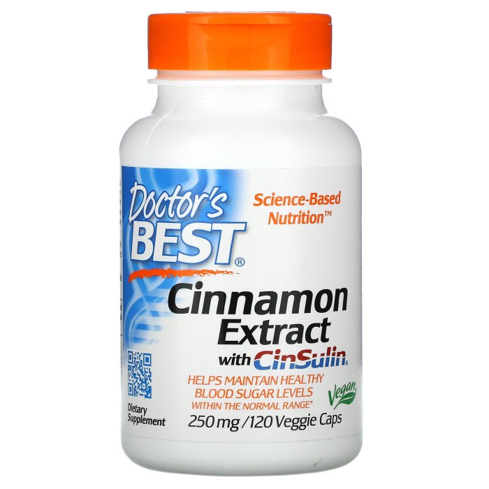 Jual Doctor's Best Cinnamon Extract with CinSulin 250 mg 120 Caps ...