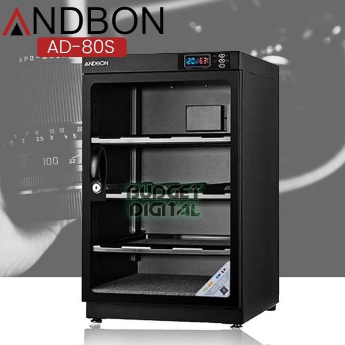 Jual Dry Box Dry Cabinet Andbon Ad-80S Digital For Camera And Lens ...