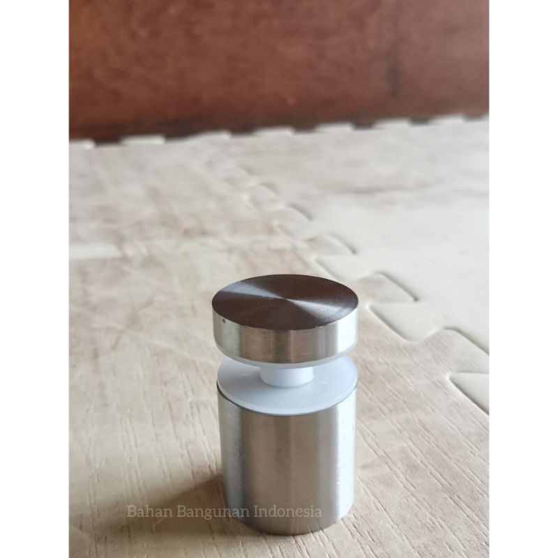 Jual Standoff Pin Glass Pen Kaca Stainless (Solid) / Baut Penjepit kaca ...