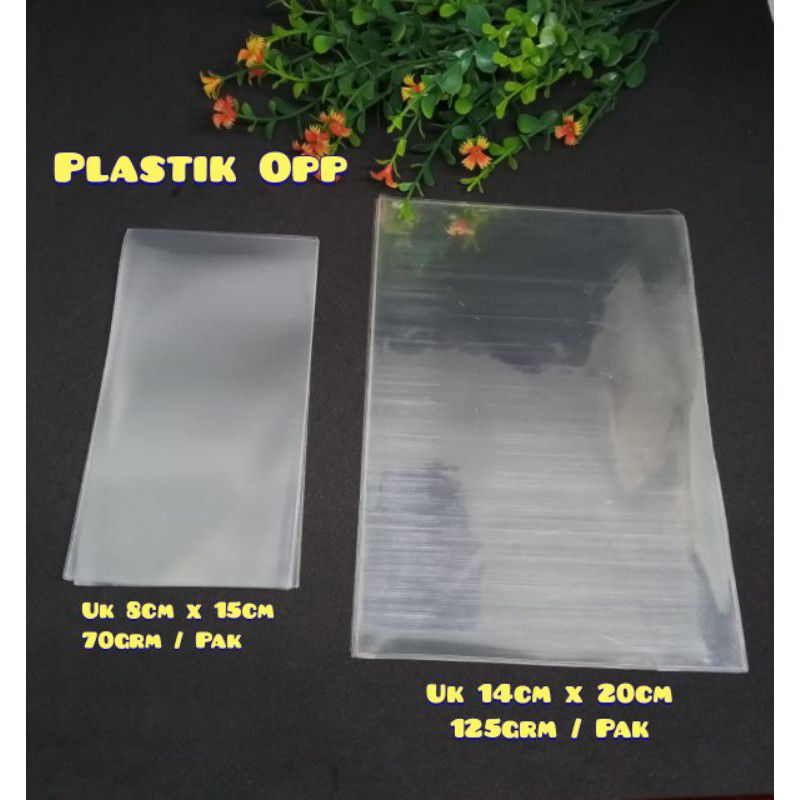 Jual Plastik opp Tanpa Rekat Plastik Kemas Plastik Tebal | Shopee Indonesia