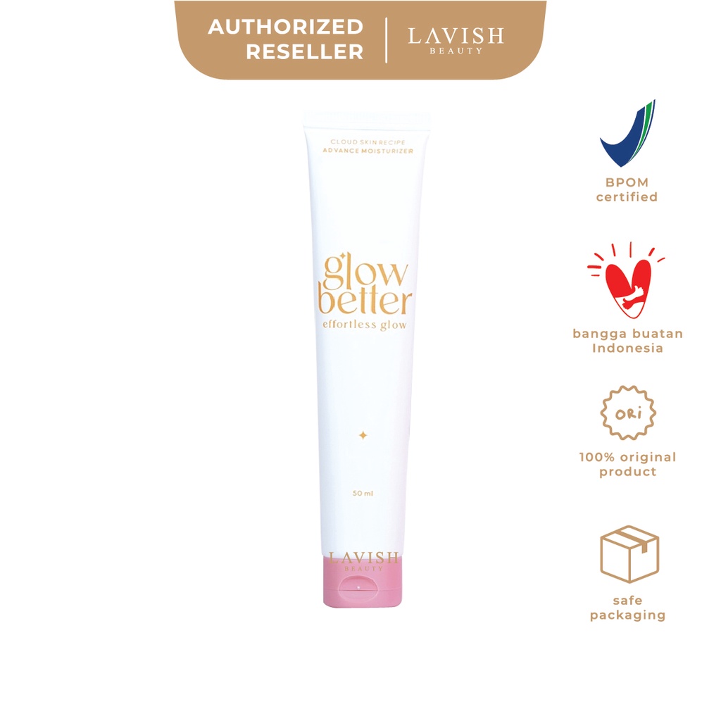 Jual GLOW BETTER Cloud Skin Recipe Advance Moisturizer (50ml) | Shopee ...