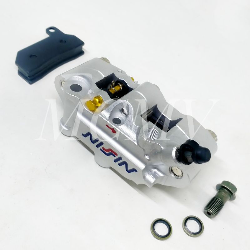 Jual KALIPER MONOBLOK NISSIN KANAN 4 PISTON CNC / caliper rem nissin monoblock 4piston radial ...