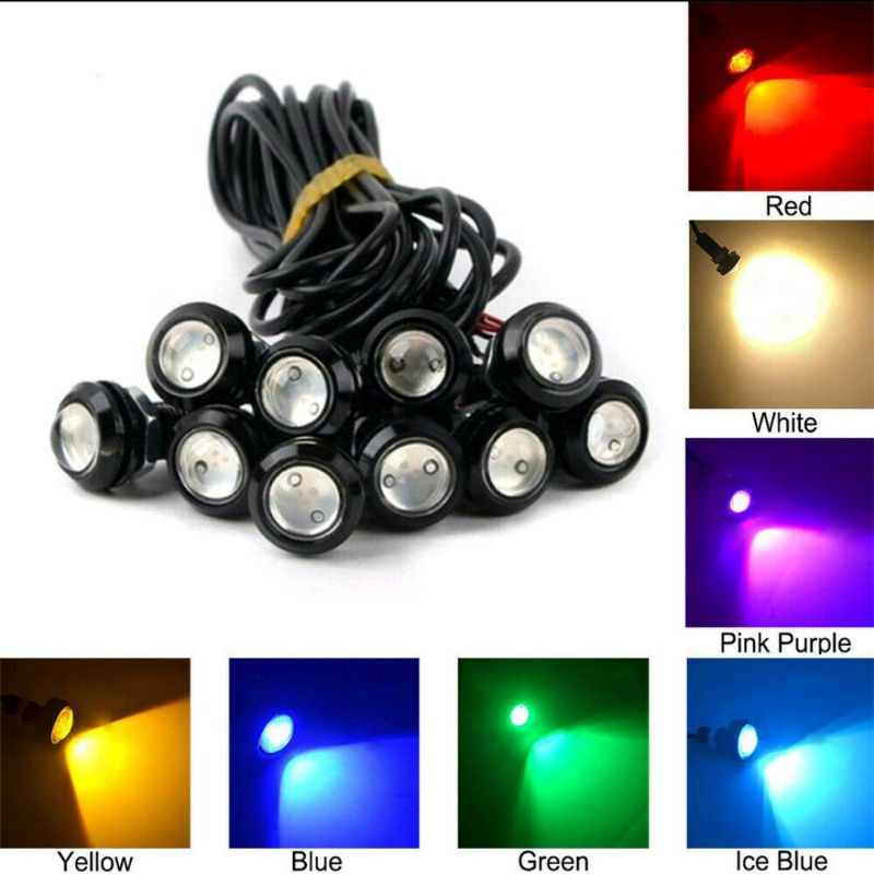 Jual Lampu Led Mata elang Eagle Eye 23mm DRL plasma 12v mobil motor ...
