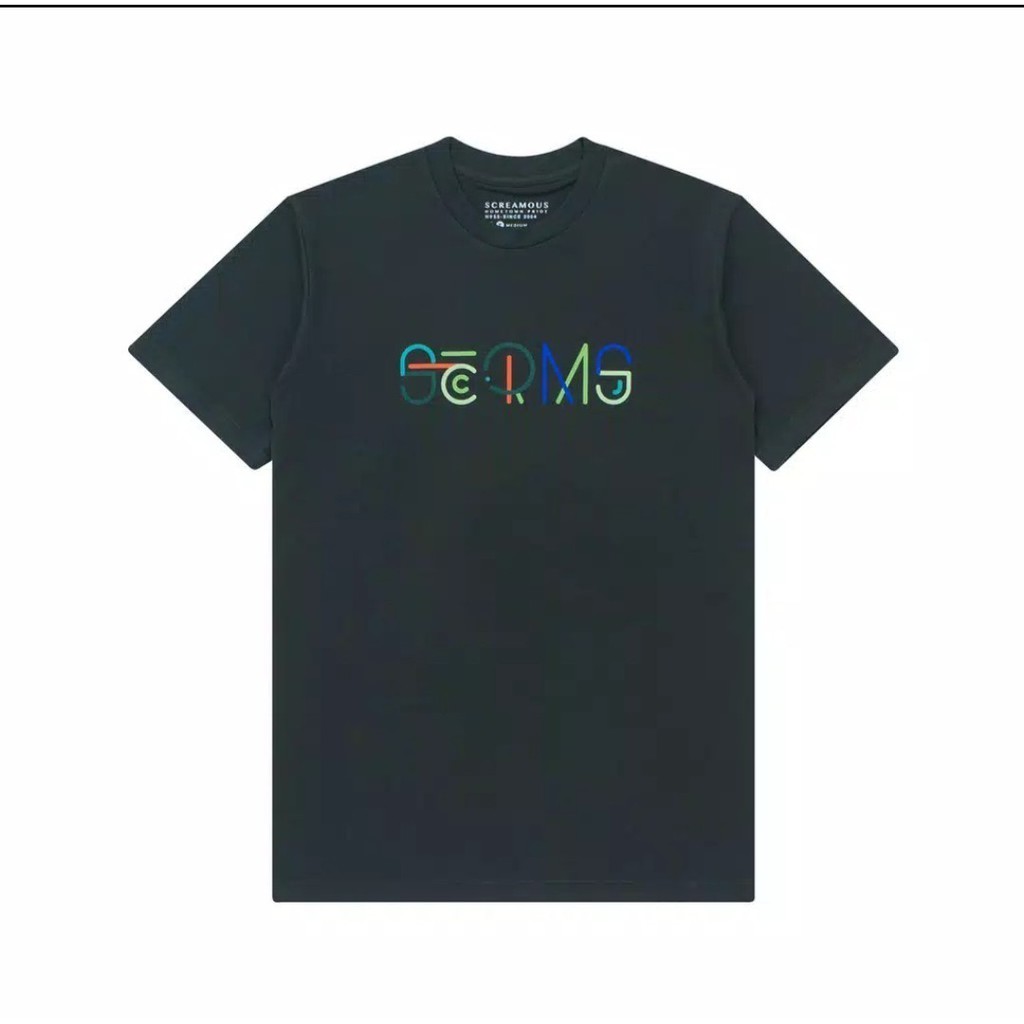Jual Screamous Scr Kaos Baju T-Shirt Warna Hijau Tua Gambar Depan ...