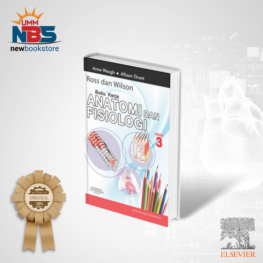 Jual Buku Kerja Anatomi dan Fisiologi Edisi 3 - Ross dan Wilson - Original | Shopee Indonesia