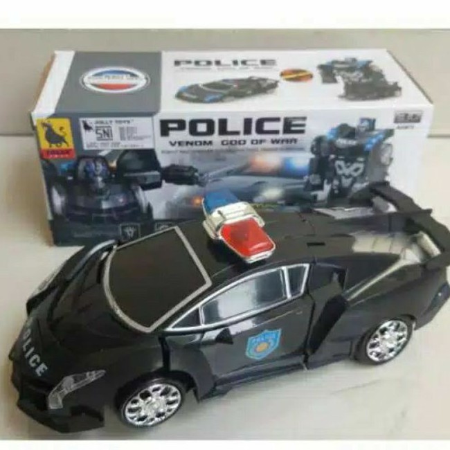 Jual Transformer Mobil Polisi/Mobil Jadi Robot | Shopee Indonesia