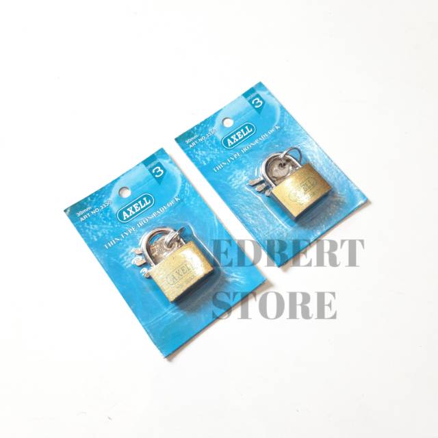 Jual Gembok kecil kuning / gembok koper / Lemari Ukuran 30mm | Shopee Indonesia