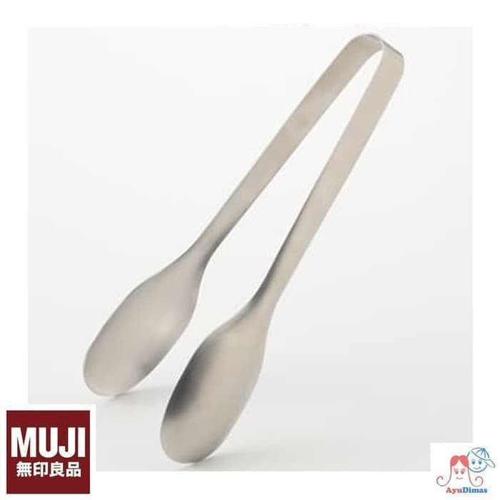 Jual MUJI STAINLESS STEEL SERVING TONGS - Capit / capitan makanan ...