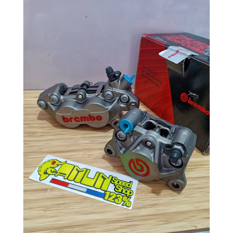 Jual original kaliper brembo original 4p 4piston dan 2p 2piston harga 1set original brembo italy ...