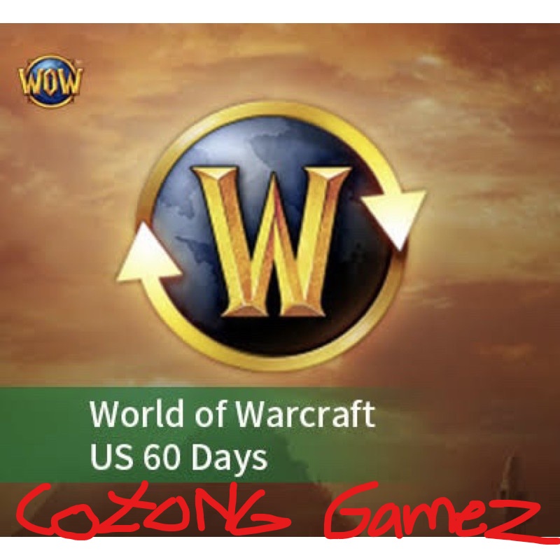 Jual World Of Warcraft Game Time 60 day / hari | Shopee Indonesia