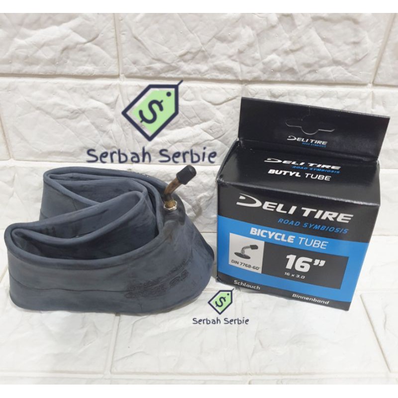 Jual BAN DALAM SELIS 16 X 2.50 3.0 SWALLOW DELI TIRE SEPEDA LISTRIK 16 X 2.50 250 30 16X2.50 ...