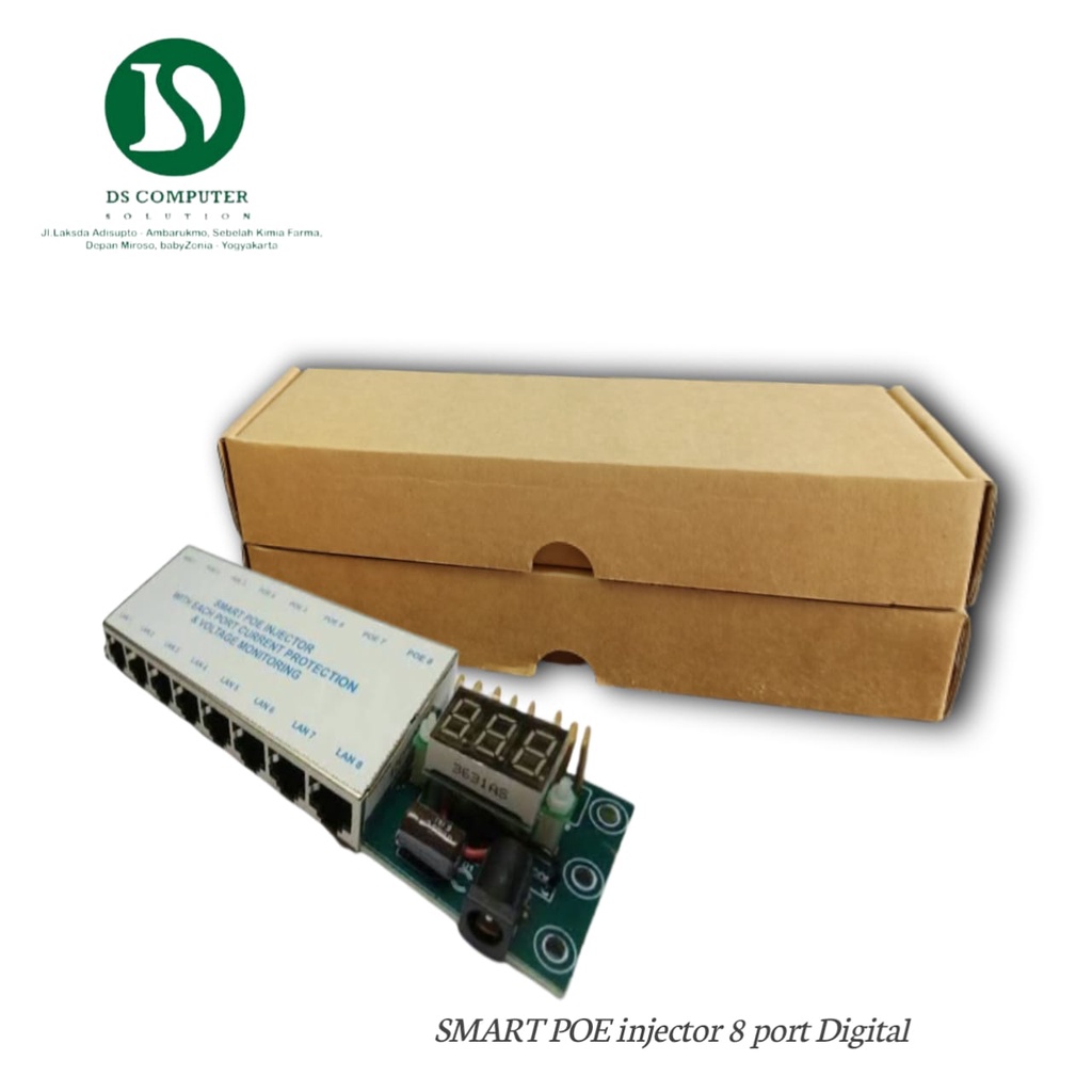 Jual SMART POE Injector 8 Port Digital | Shopee Indonesia