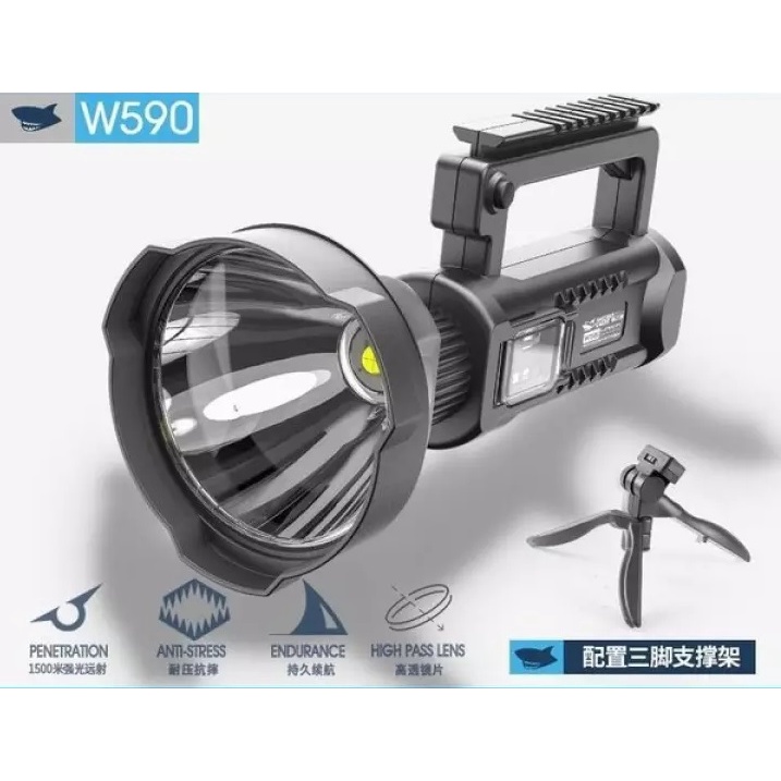 Jual Senter LED Multifungsi W590 Jumbo Led Besar Led Super Terang ...