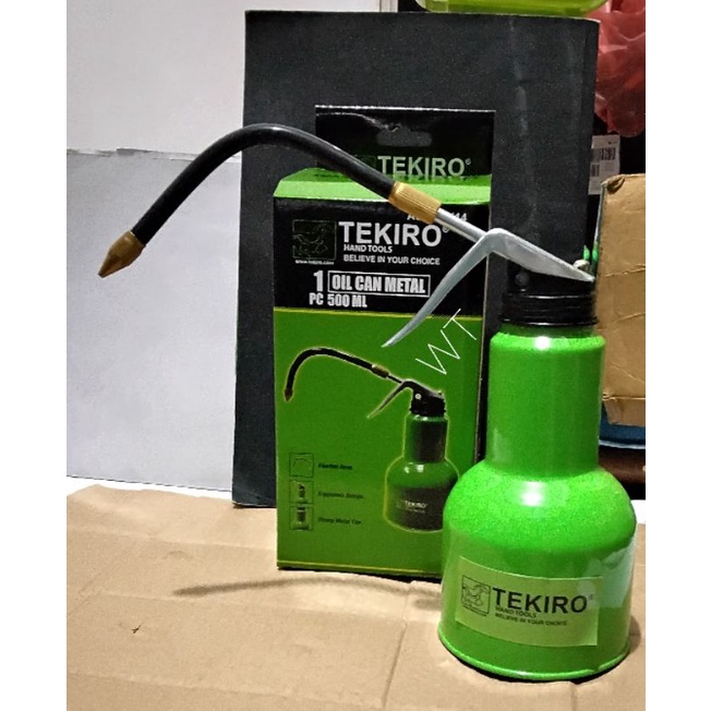 Jual pompa oli botol Oil can metal 500ml Tekiro | Shopee Indonesia