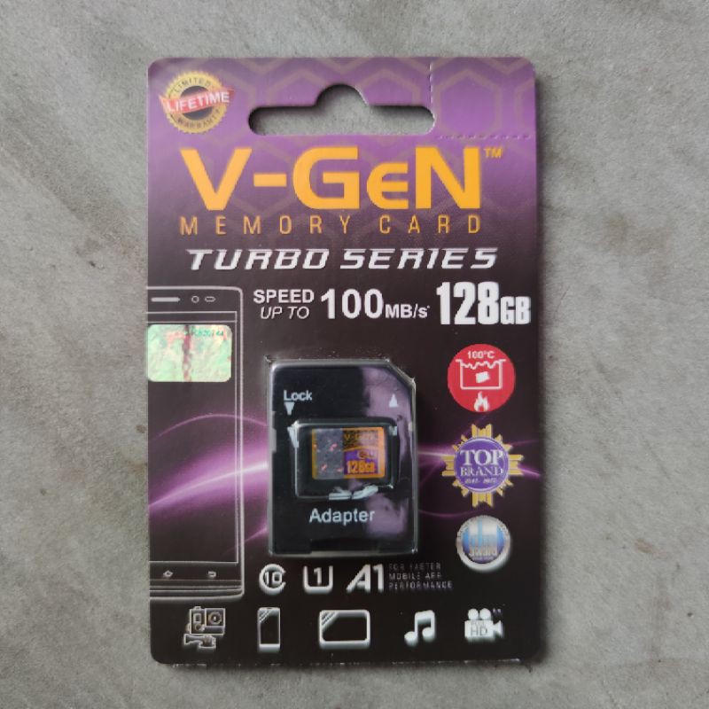 Jual Vgen Turbo 8GB 16GB 32GB 64GB 128GB Memory card Class 10 Original Kartu Memori V-Gen ...