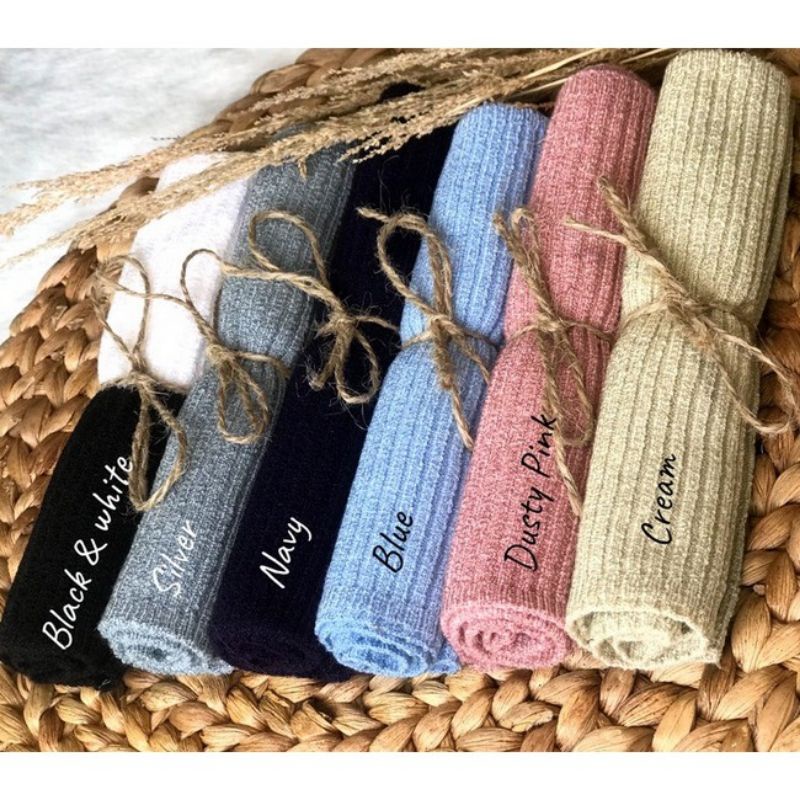Jual Bandana Rajut 2 Warna / Inner Rajut 2 Warna / Ciput Rajut 2 Warna ...