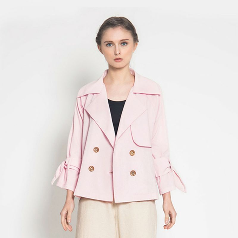 Jual Jenni Austin - Rocco Outer in Soft Pink | Shopee Indonesia