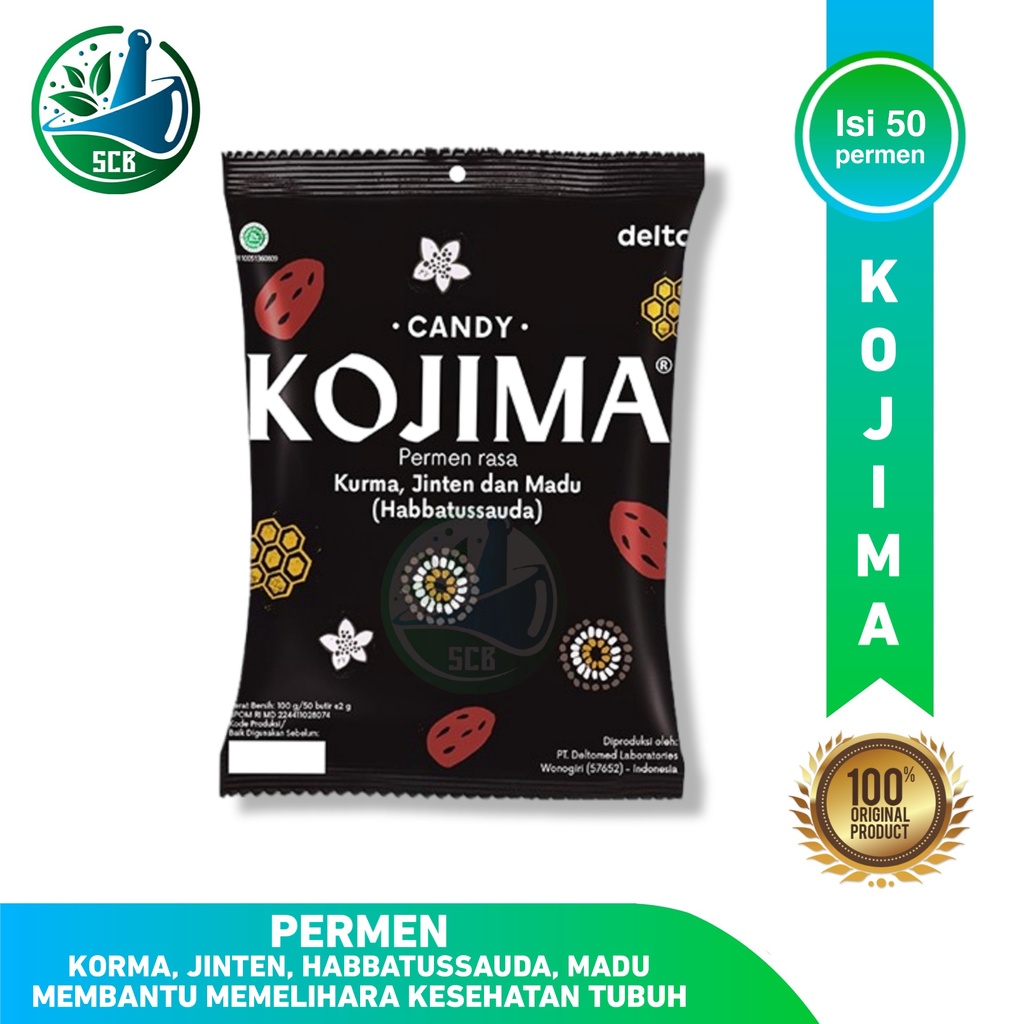 Jual Permen Kojima Isi 50 - Korma Jinten Hitam Habbatussauda Madu ...