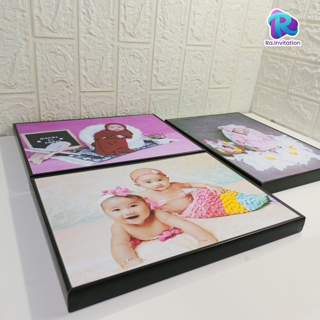 Jual CETAK FOTO BINGKAI UKURAN 6R 20X15 CM LAMINASI - FRAME FOTO BLOCK ...