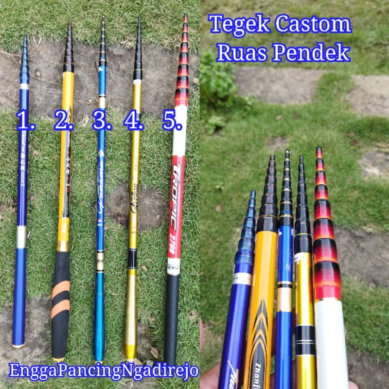 Jual Joran pancing tegek castom / kolongan / setting nutul / tegek ruas ...