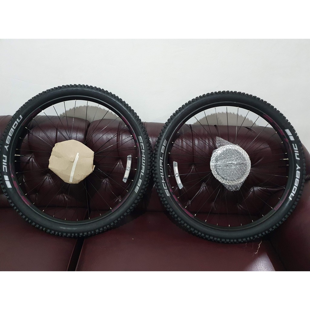 Jual Wheelset Entity Shimano X15 Baru - Lepasan D7 - Schwalbe 27.5 x 2.25 | Shopee Indonesia