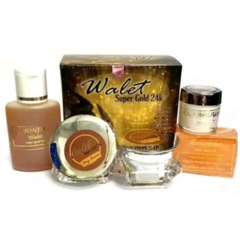 Jual (1set) CREAM WALET GOLD 24K | Shopee Indonesia