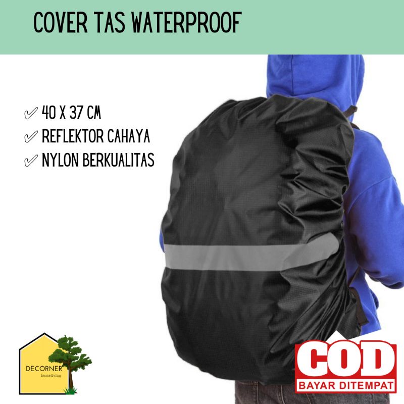 Jual Rain Cover Bag 20L 35L Sarung Tas Ransel Anti Air Hujan Dengan ...