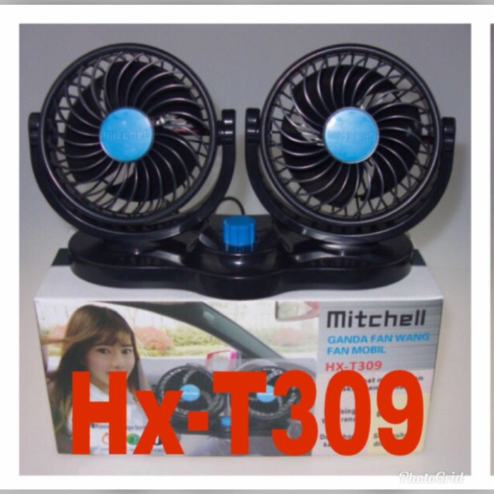 Jual MITCHELL HX-T509 12V DC + swing kipas mobil double fan double ...