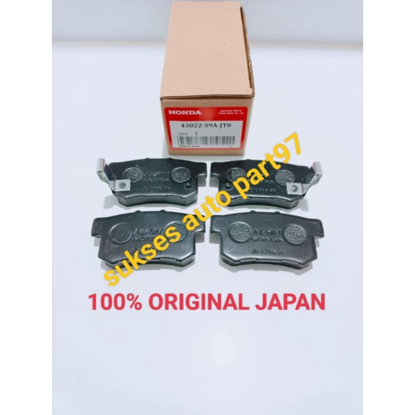 Jual brake pad kampas rem belakang Honda all new CRV gen3 gen 3 2007-2012 Original | Shopee ...