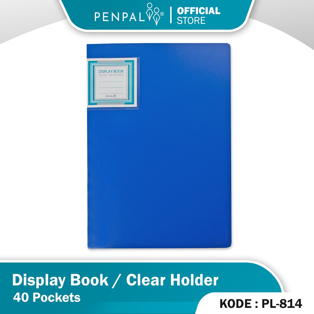 Jual Penpal Display Book / Clear Holder 40 Pockets PL-814 | Shopee ...
