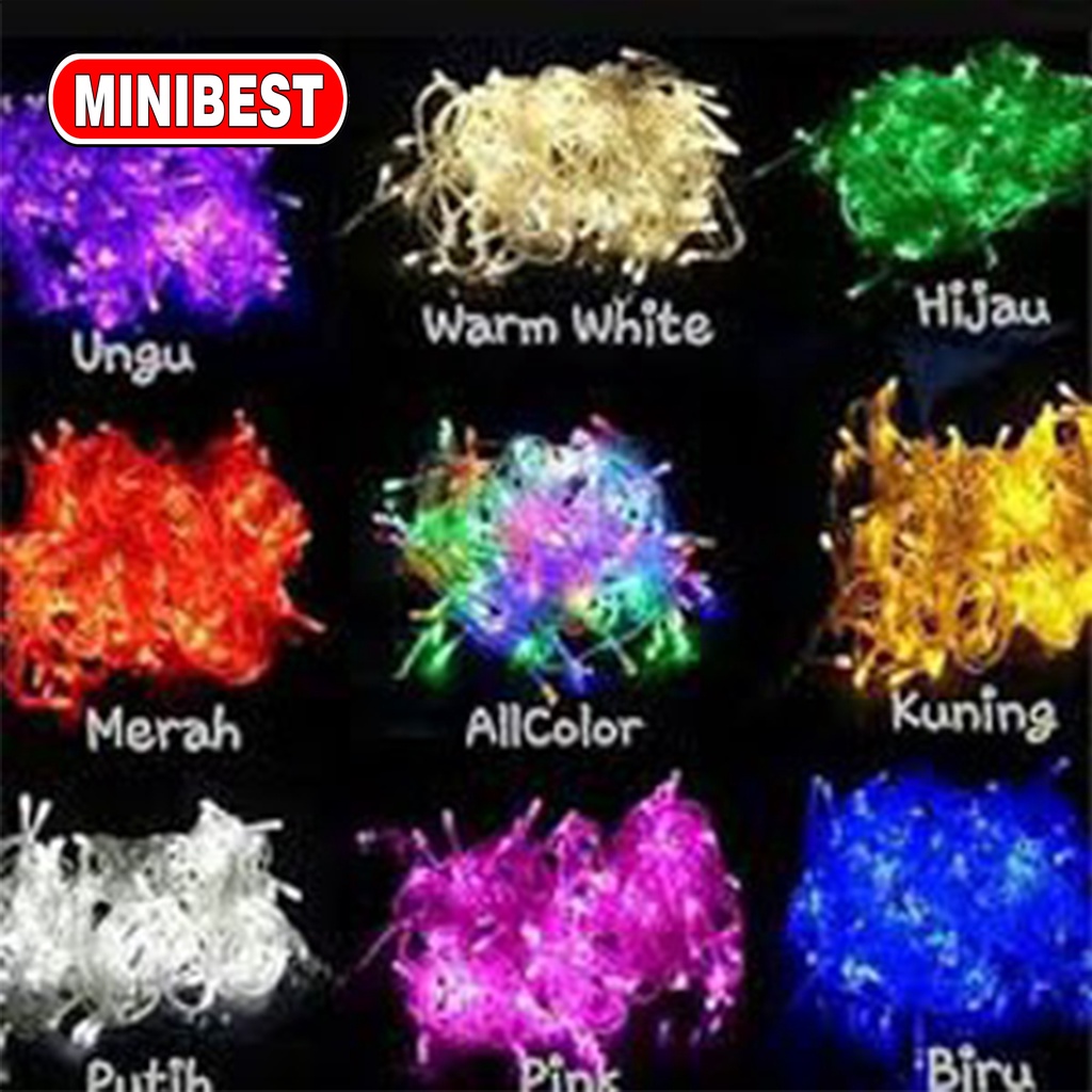 Jual [MB] Lampu Lampu NATAL LED 100MATA 220V INDOOR DAN OUTDOOR /LAMPU ...