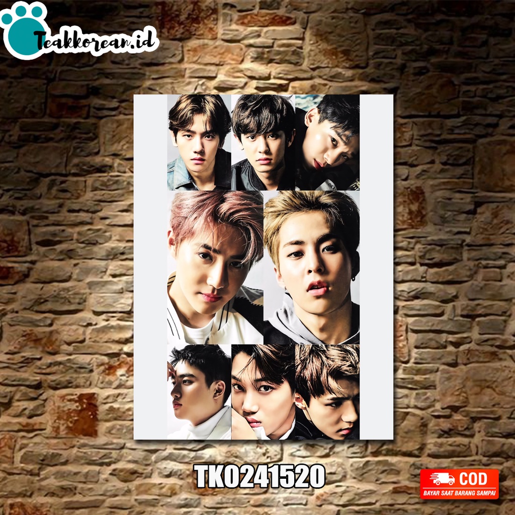Jual Poster EXO Frame Kayu Ukuran 15x20 Cm | Shopee Indonesia