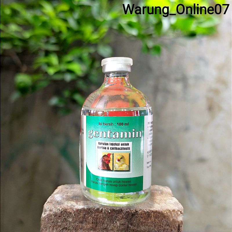 Jual Gentamin Injeksi 100ml Obat Injeksi untuk Ayam Sakit Snot Cdr ...