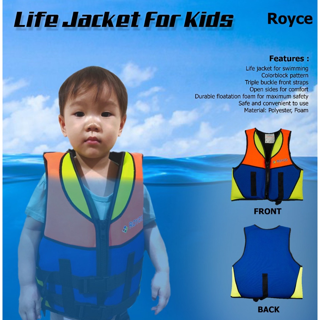 Jual PELAMPUNG LIFE JACKET ROYCE ANAK | Shopee Indonesia