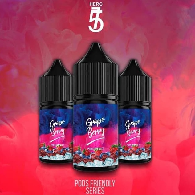 Jual HERO57 GRAPE BERRY PODS FRIENDLY 30ML - BERCUKAI | Shopee Indonesia