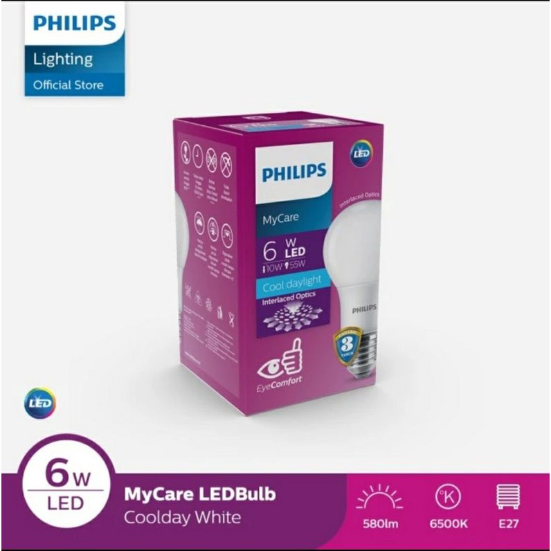 Jual Lampu Led Philips 6 Watt | Shopee Indonesia