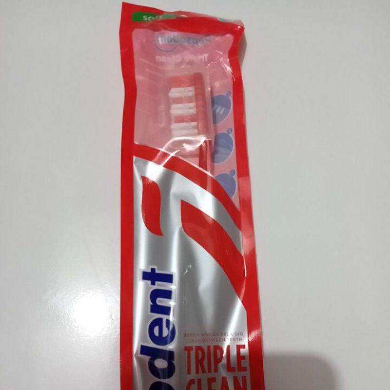 Jual Pepsodent TB Triple Clean Soft 1. Pcs kemasan Plastik | Shopee ...