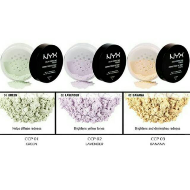 Jual NYX - COLOR CORRECTING POWDER | Shopee Indonesia