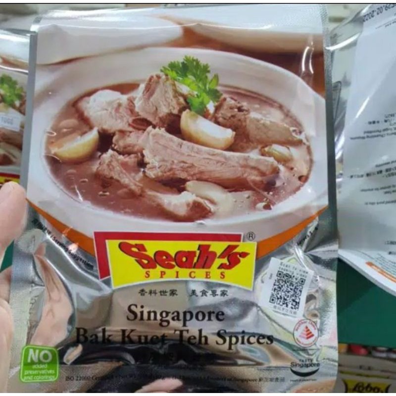 Jual seah's singapore bak kut teh / bak kuet teh spices / seah bakuteh ...